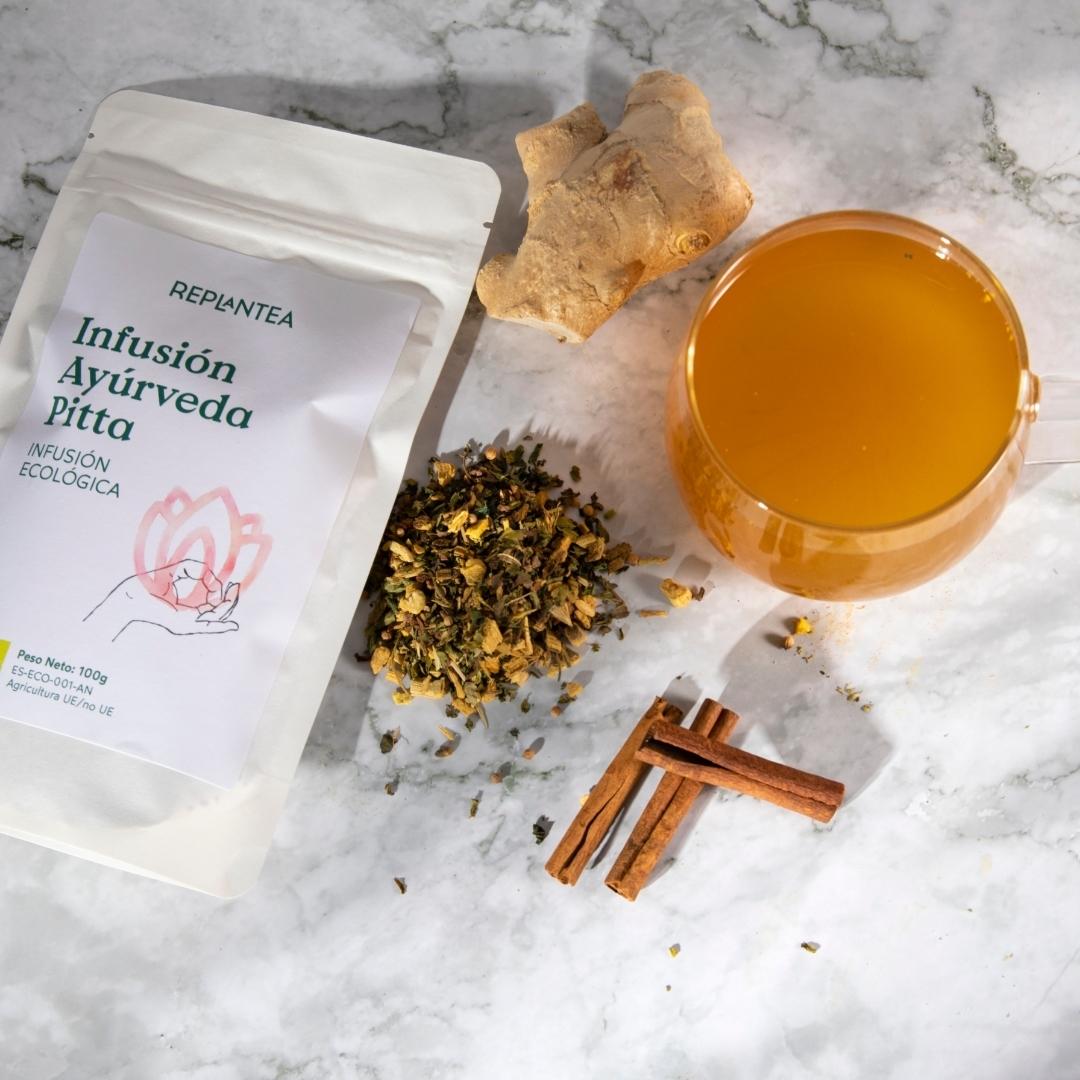 Buy Organic Ayurveda Pitta Tea 100g | REPLANTEA®