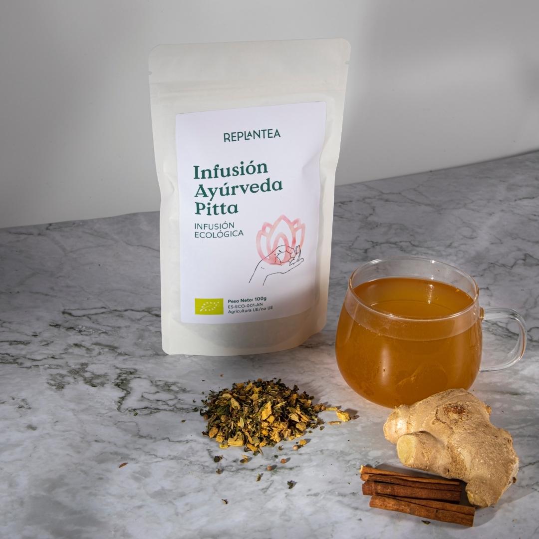 Buy Organic Ayurveda Pitta Tea 100g | REPLANTEA®
