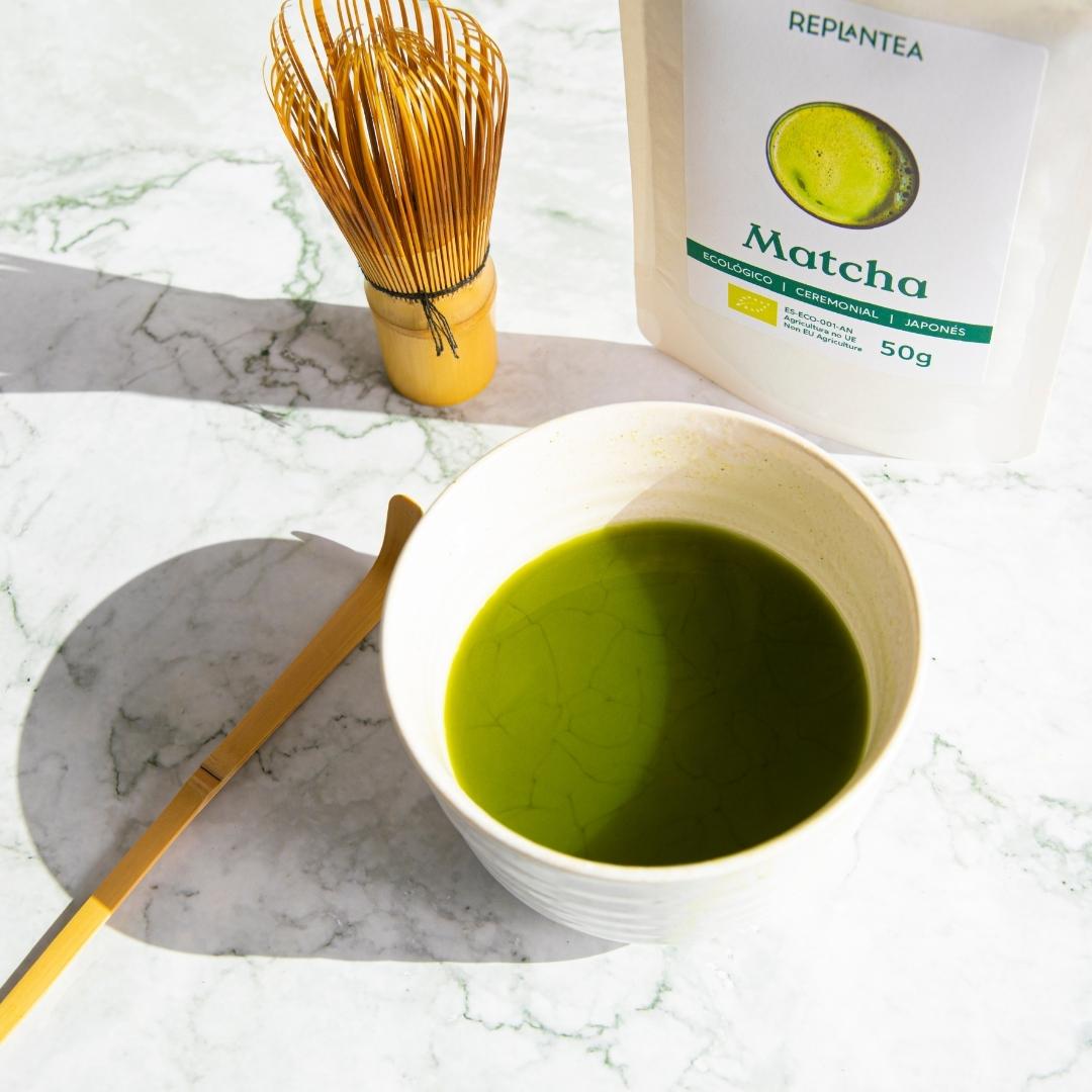 Comprar Pacote de Iniciação ao Chá Matcha com Tigela Laranja | REPLANTEA®
